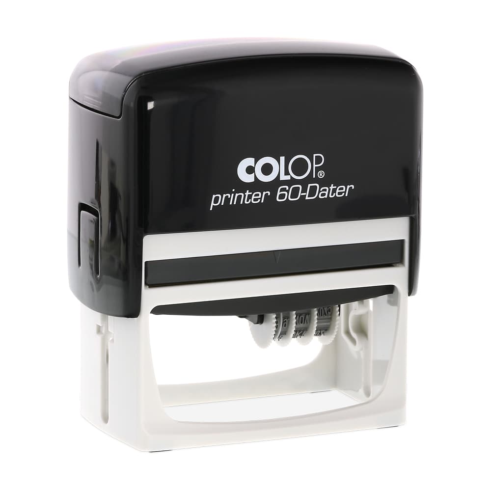 Colop Printer 60 Dater Stamp (Date Right) – 37 x 76 mm, Customisable ...