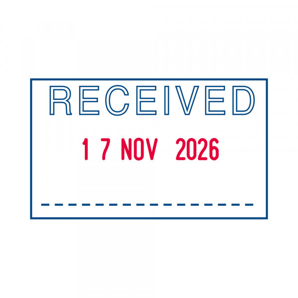 RECEIVED self Inking Dater Stamp 3255