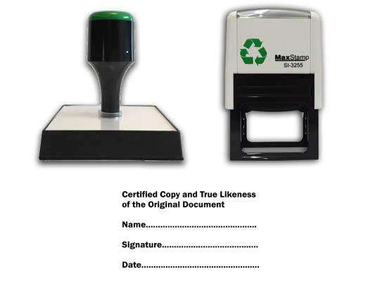 Legal and Certification Stamps | Custom Stamps Online