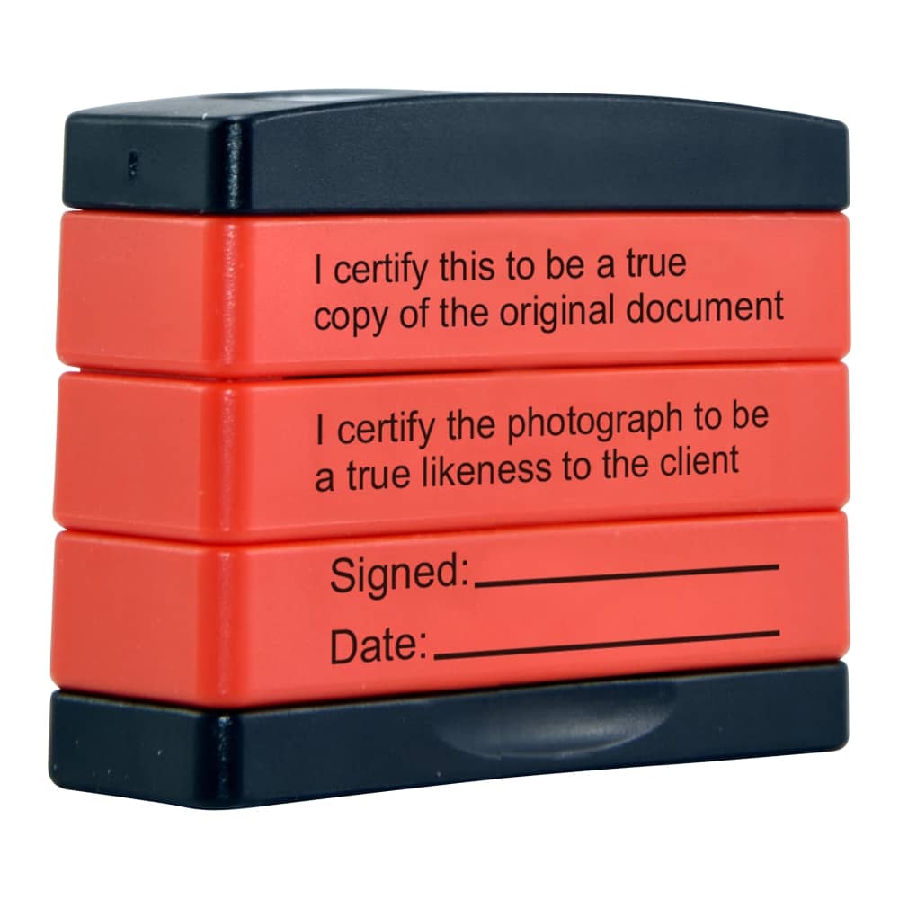 Certified True Copy 3-in-1 STAMPSTACK