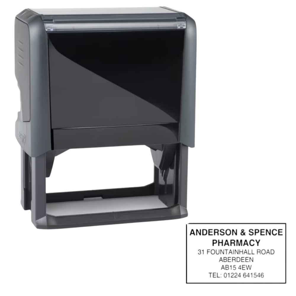Pharmacy Address Stamp - Buy Now