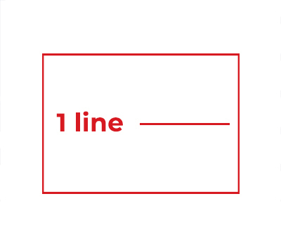 Stamps 1 Line - customstampsonline.com