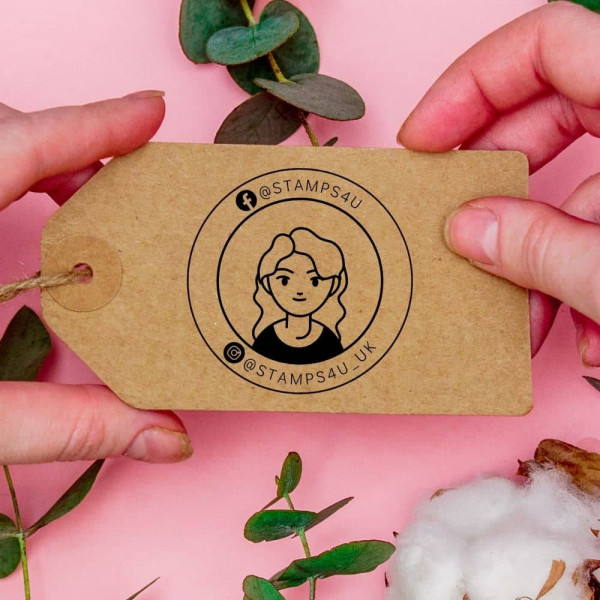 Custom Social Media FB & Instagram Stamp