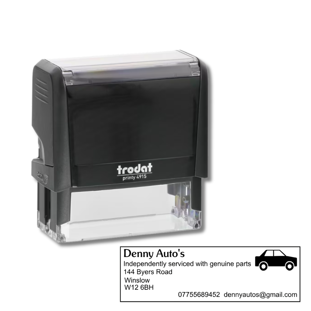 Service Book Garage Stamp | Self-inking Printy 4915