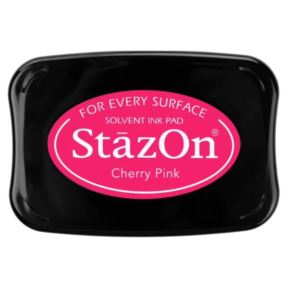 Cherry Pink StazOn Ink Pad | Ink for Crafters