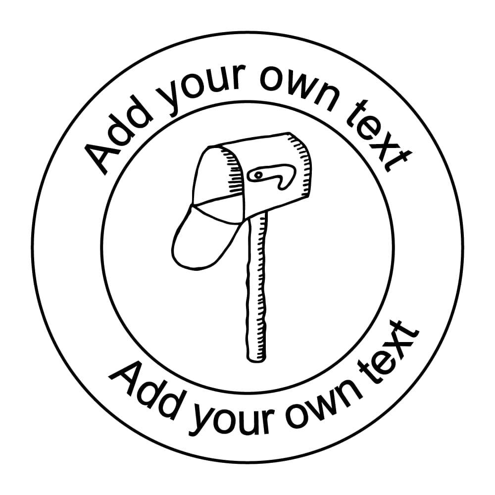 Personalised Postcrossing Mailbox Stamp | Custom Stamps Online