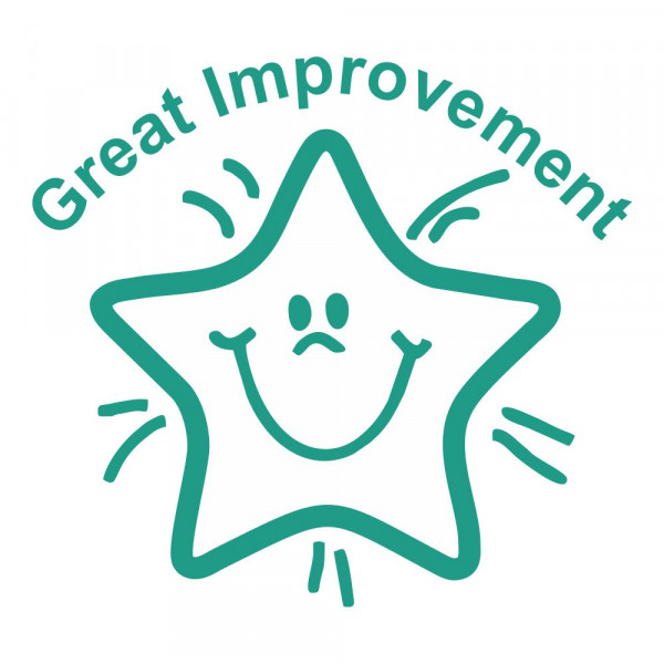 Teacher Stamp - GREAT IMPROVEMENT | customstampsonline.com